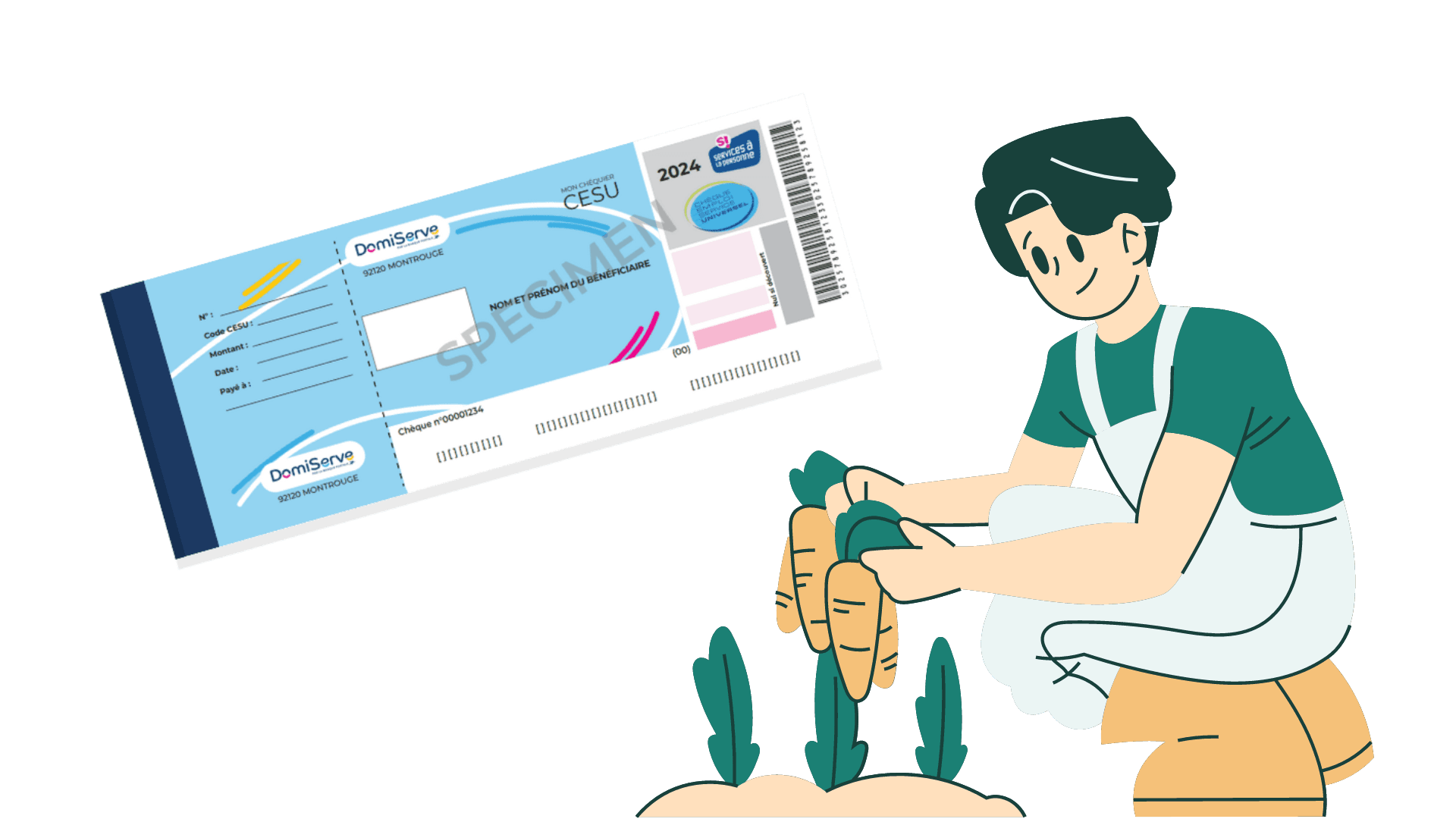 Peut-on payer le jardinage avec des Chèques CESU