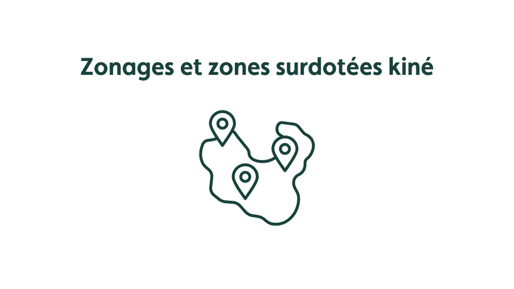 Zonage, zone non-prioritaires et zones surdotées en kinésithérapie
